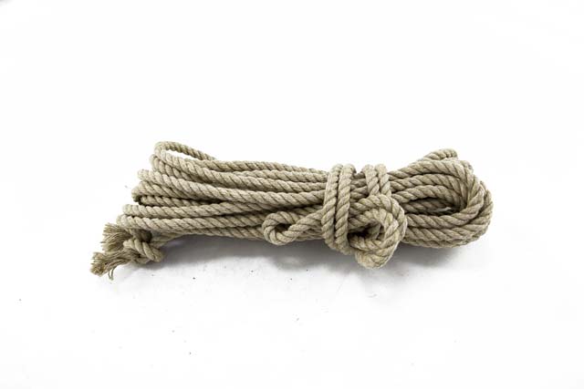 Hemp bondage rope