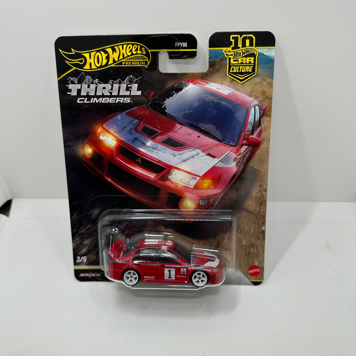 2026 Hot wheels Car Culture Thrill Climbers Mitsubishi Lancer Evolution ...