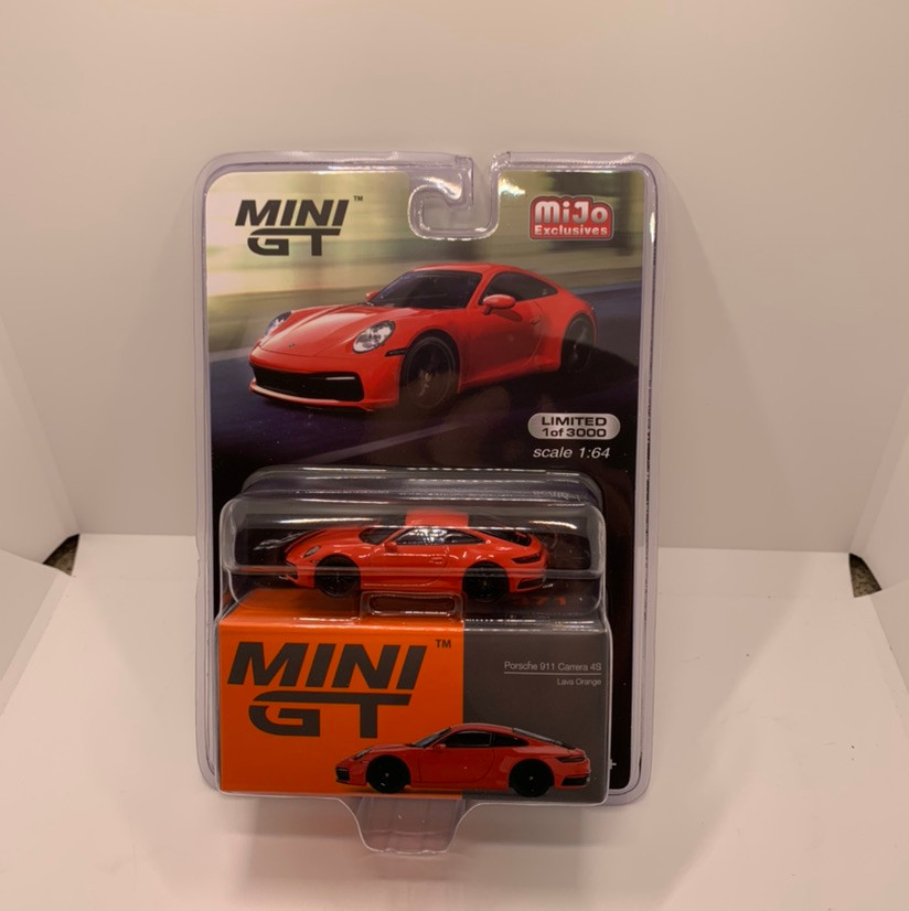 Mini GT MIJO Exclusives Porsche 911 Carrera 4S Lava Orange - Kev's ...