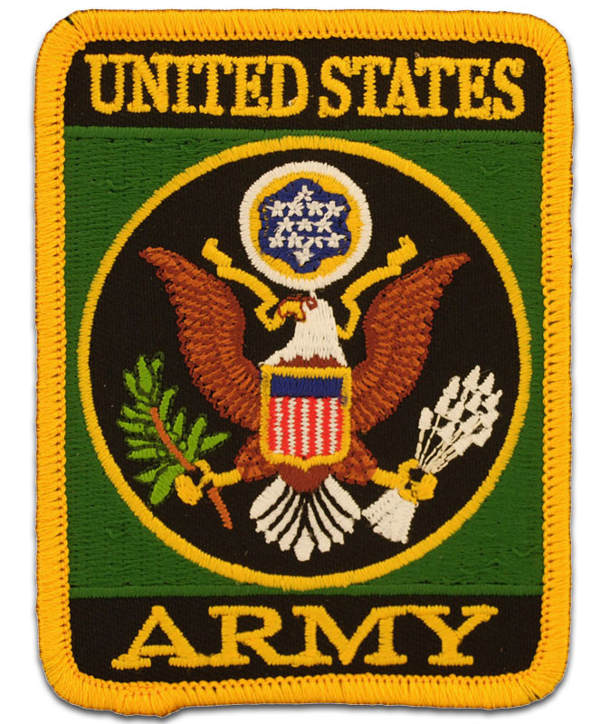 Army Logo Rectangle Patch