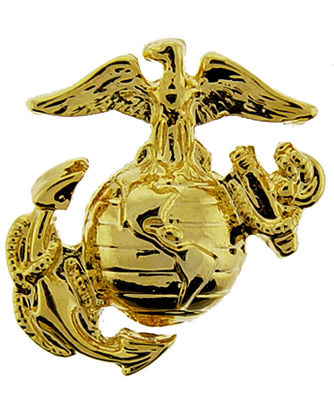 USMC Emblem Left Collar Lapel Pin