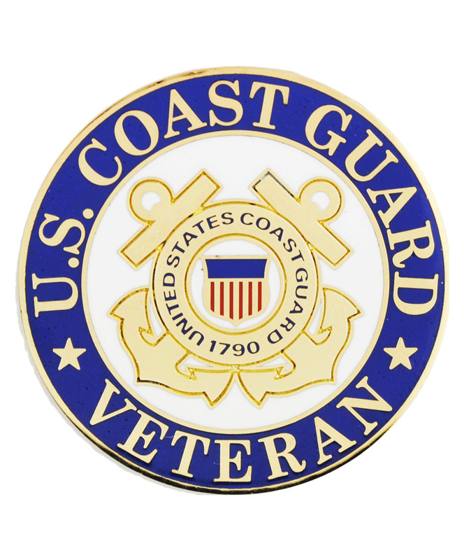 USCG Veteran Lapel Pin