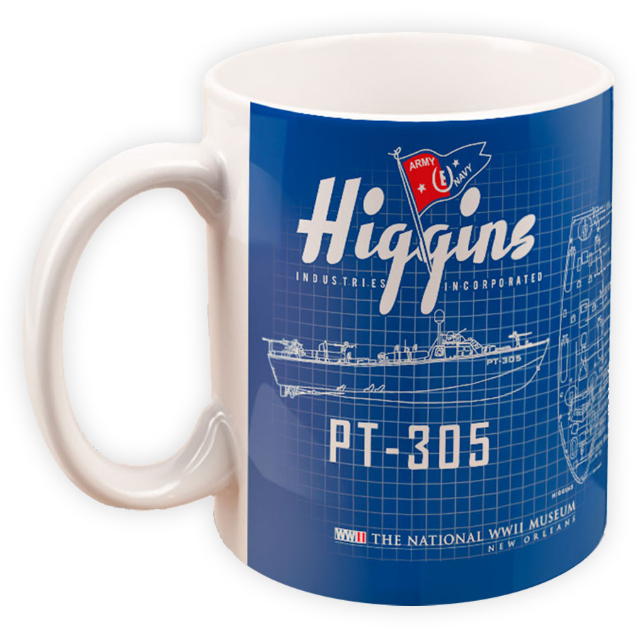 PT-305 11 oz Boxed Ceramic Mug - The National WWII Museum