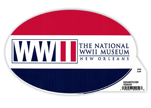Oval WWII Museum Sticker - The National WWII Museum