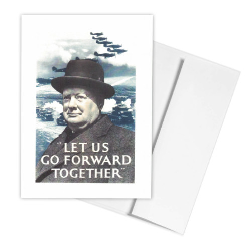 Let Us Go Forward Together Greeting Card