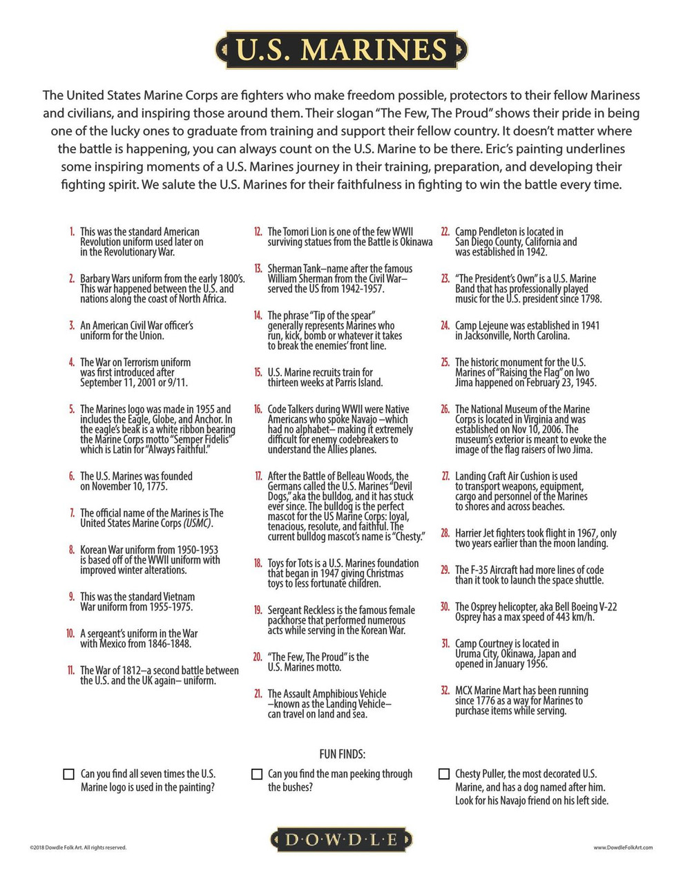 U.S. Marines 500pc Puzzle
