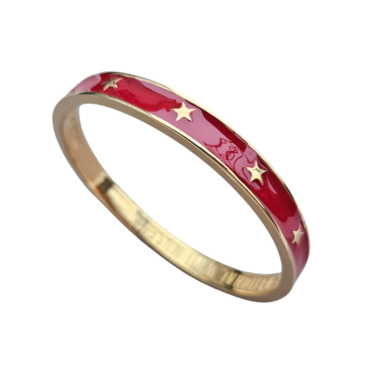 Red Star Enamel Bangle
