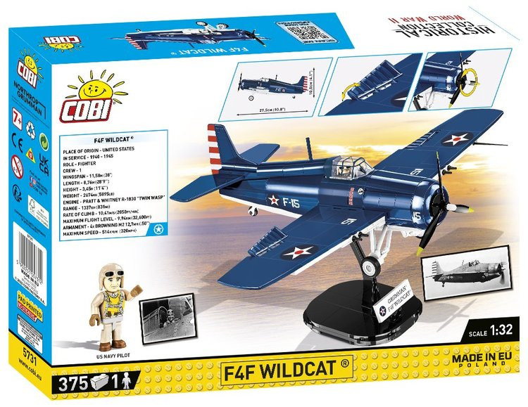 F4F Wildcat Northrop Grumman Cobi Block Puzzle