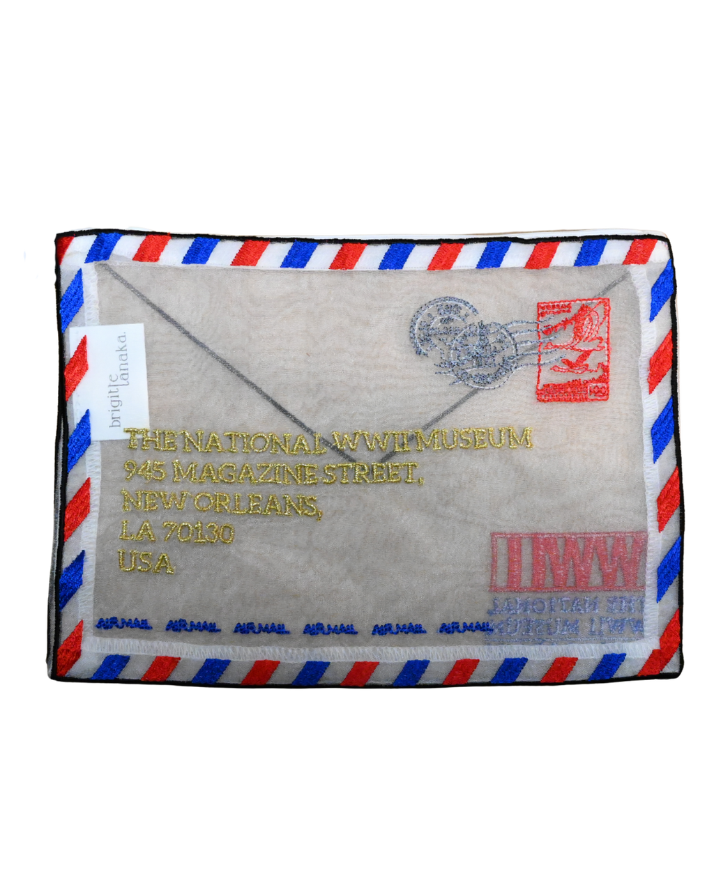 Organza Museum AirMail Envelope Pouch