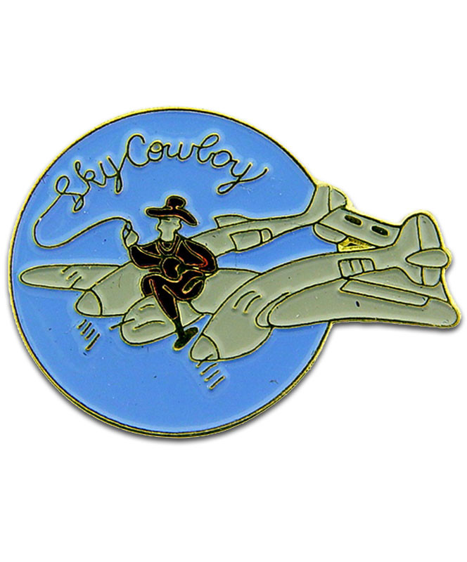 Sky Cowboy Lapel Pin