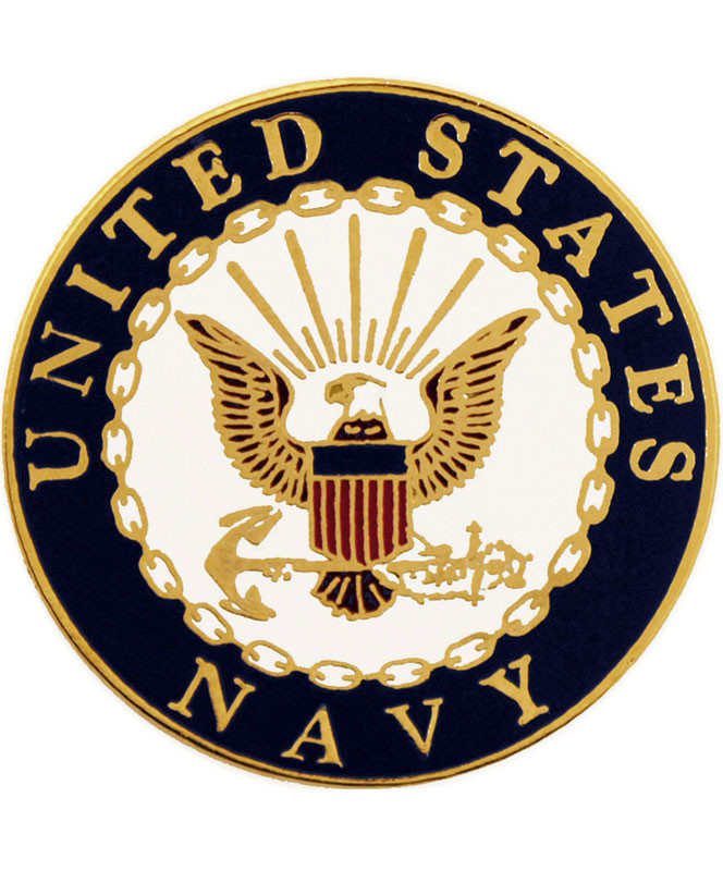 USN Logo Small Lapel Pin