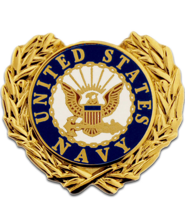 Navy Lapel Pin
