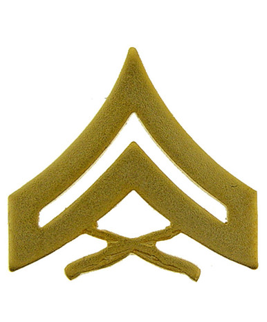 USMC E4 Corporal Lapel Pin