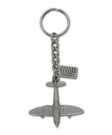 Spitfire Pewter Keychain - The National WWII Museum