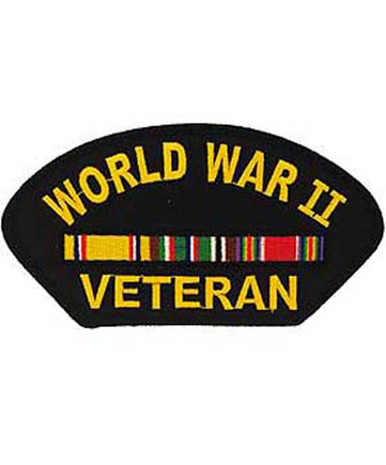 WWII Veteran Hat Patch PM1684 - The National WWII Museum