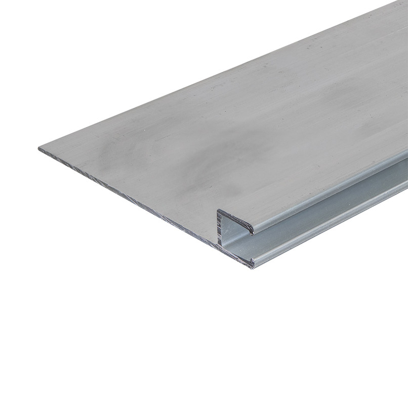 Large Aluminum Weather Seal Retainer Straight 3 inch Mounting Plate