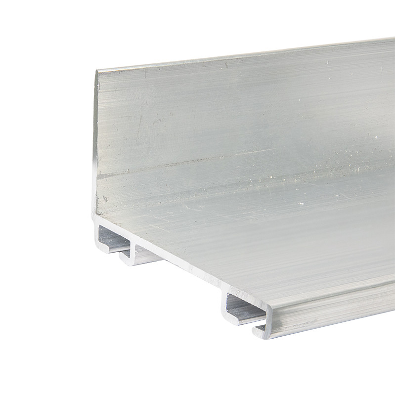 L-Shaped Aluminum Bottom Weather Seal Retainer 2 inch x 1 inch