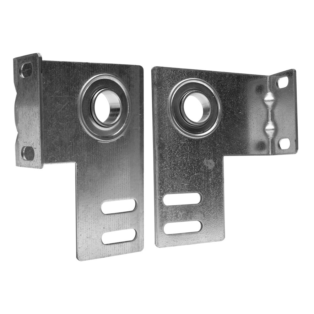 3-3/8" End Bearing Plate Pair with 1" Bearings – 11 Gauge