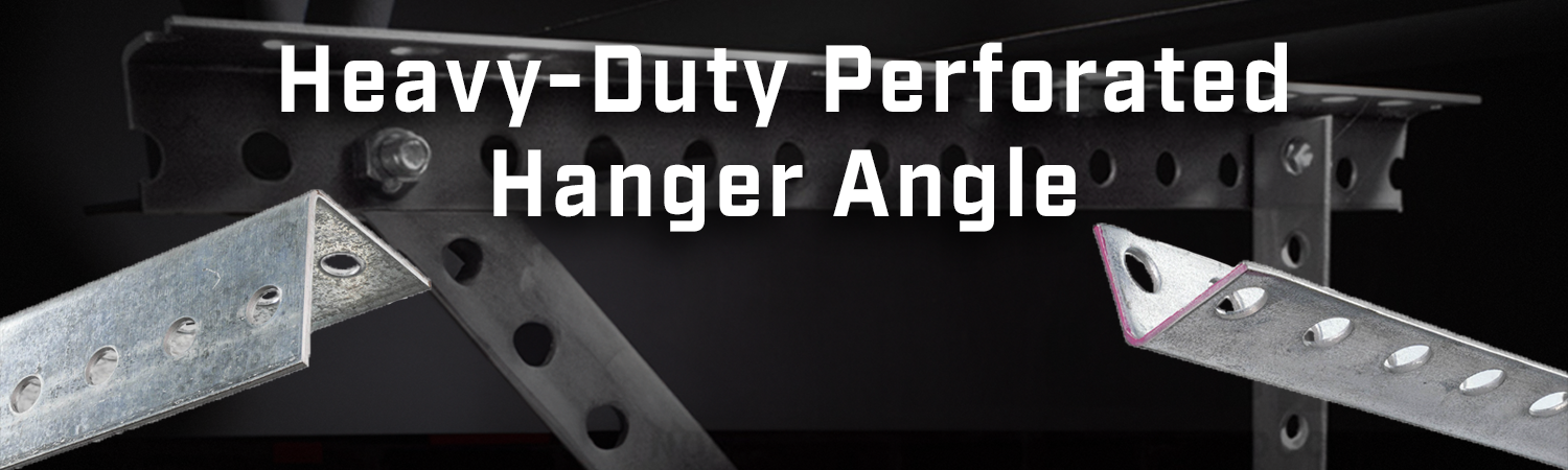 Heavy-Duty Perforated Hanger Angle Delivered by Action Industries ...