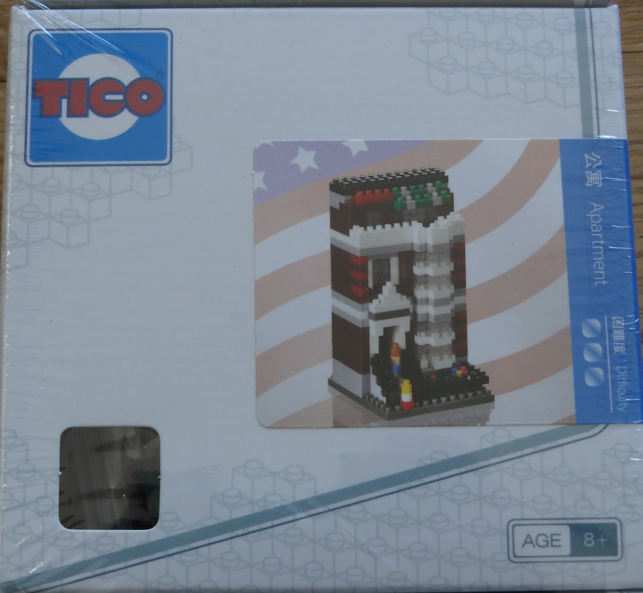 Apartment TICO Mini Building Bricks - Corner Pockets