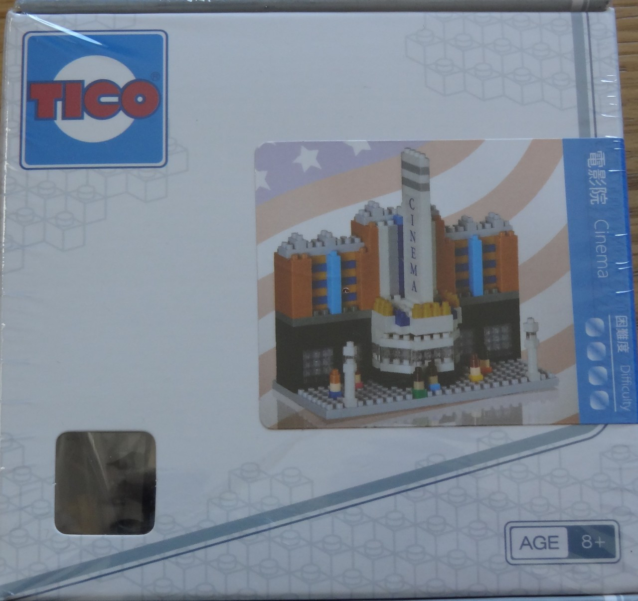 Cinema TICO Mini Building Bricks - Corner Pockets