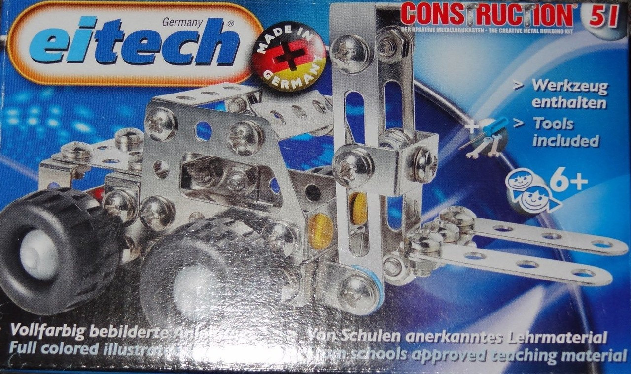 Mini Forklift Construction Set Eitech - Corner Pockets