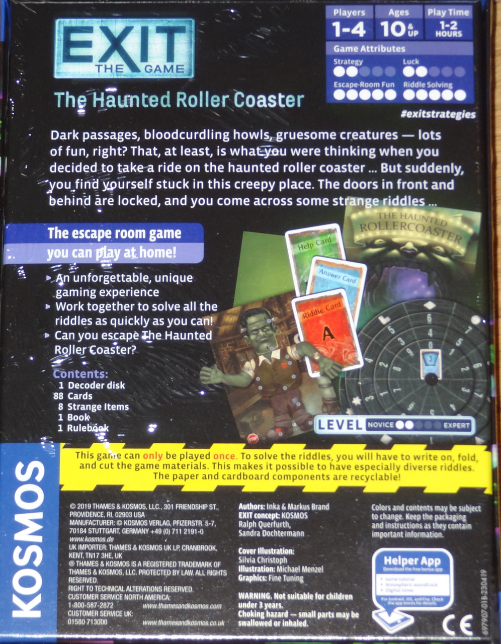 The Haunted Roller Coaster Exit the Game - Corner Pockets