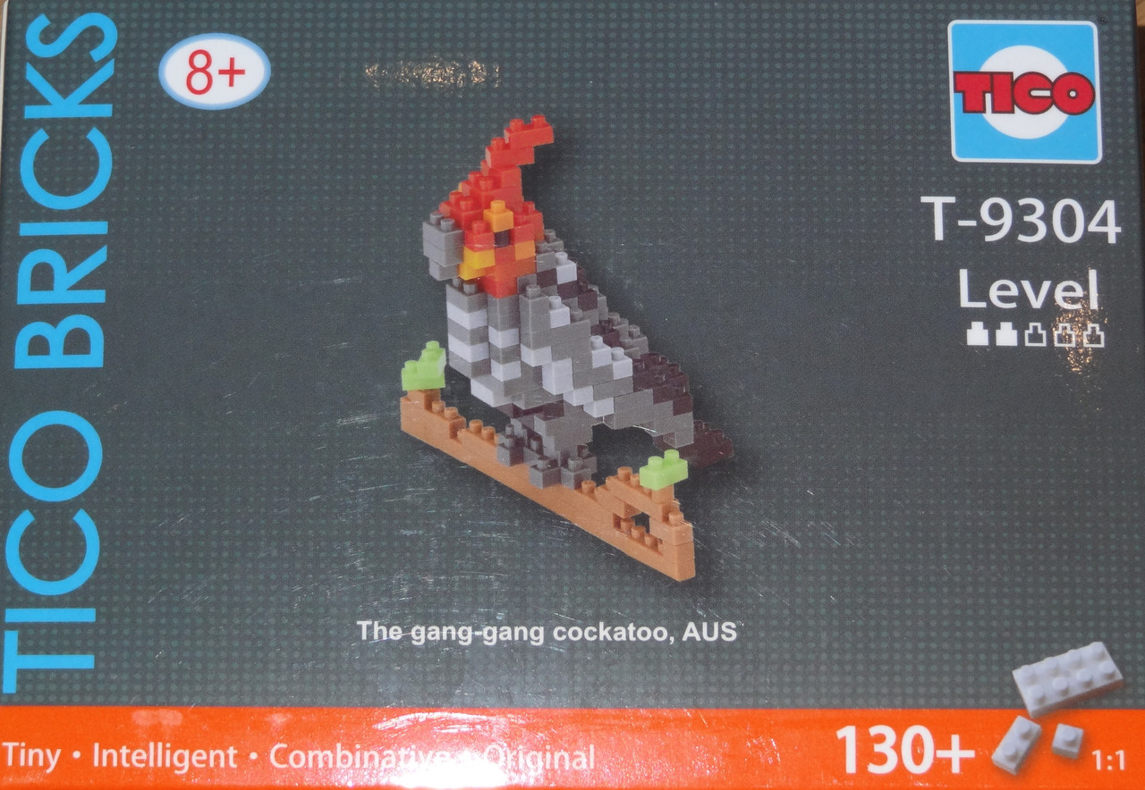 The Gang-Gang Cockatoo TICO Mini Building Bricks - Corner Pockets