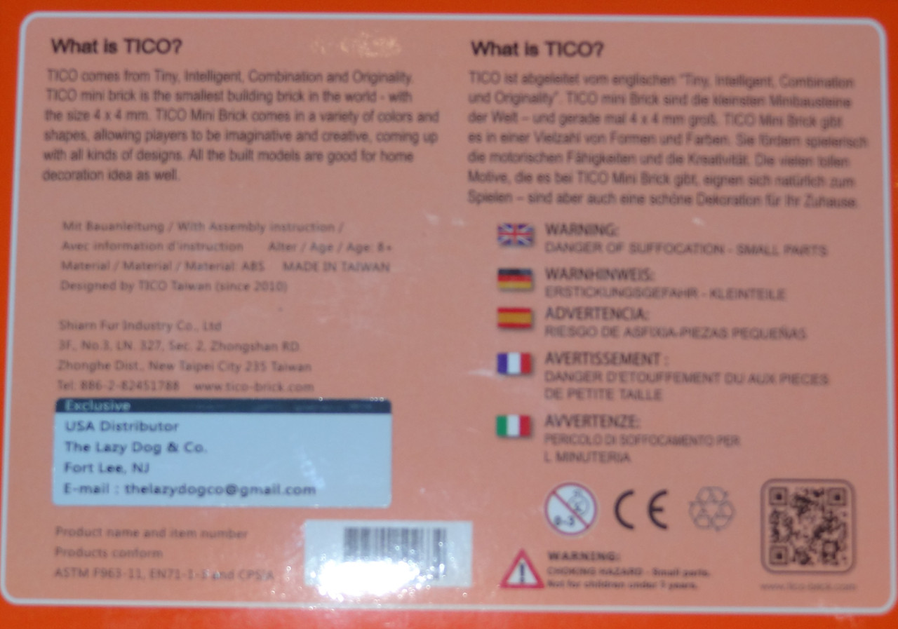 Flying Fox TICO Mini Building Bricks - Corner Pockets