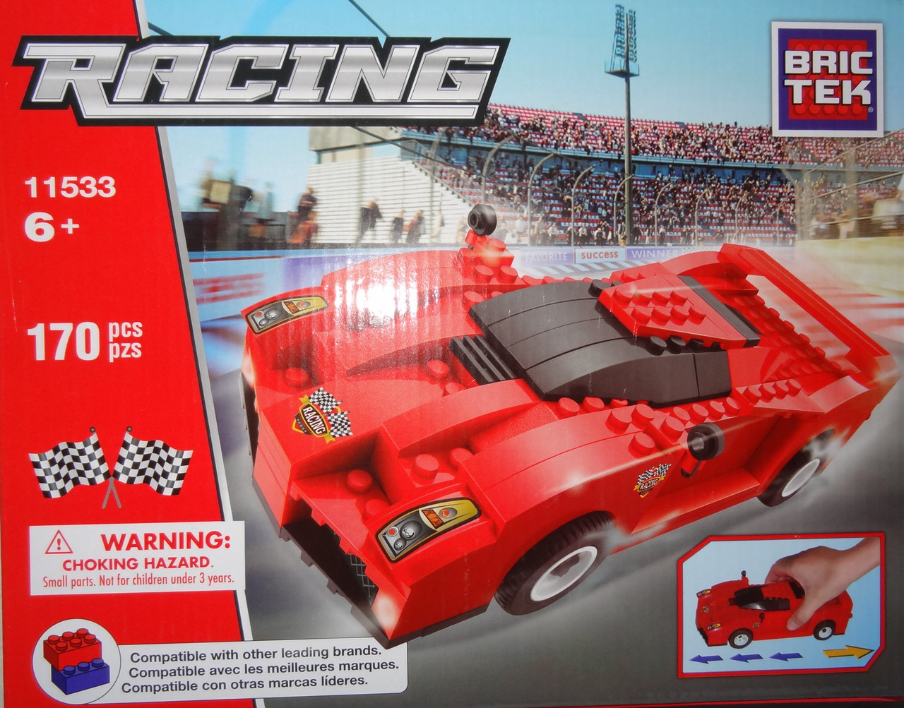 Racing Track Car BricTek - Corner Pockets