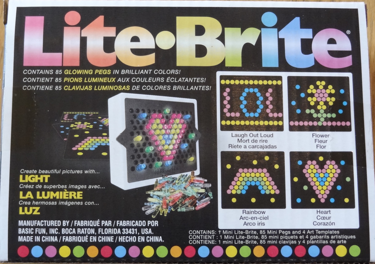 Mini Lite Brite - Corner Pockets
