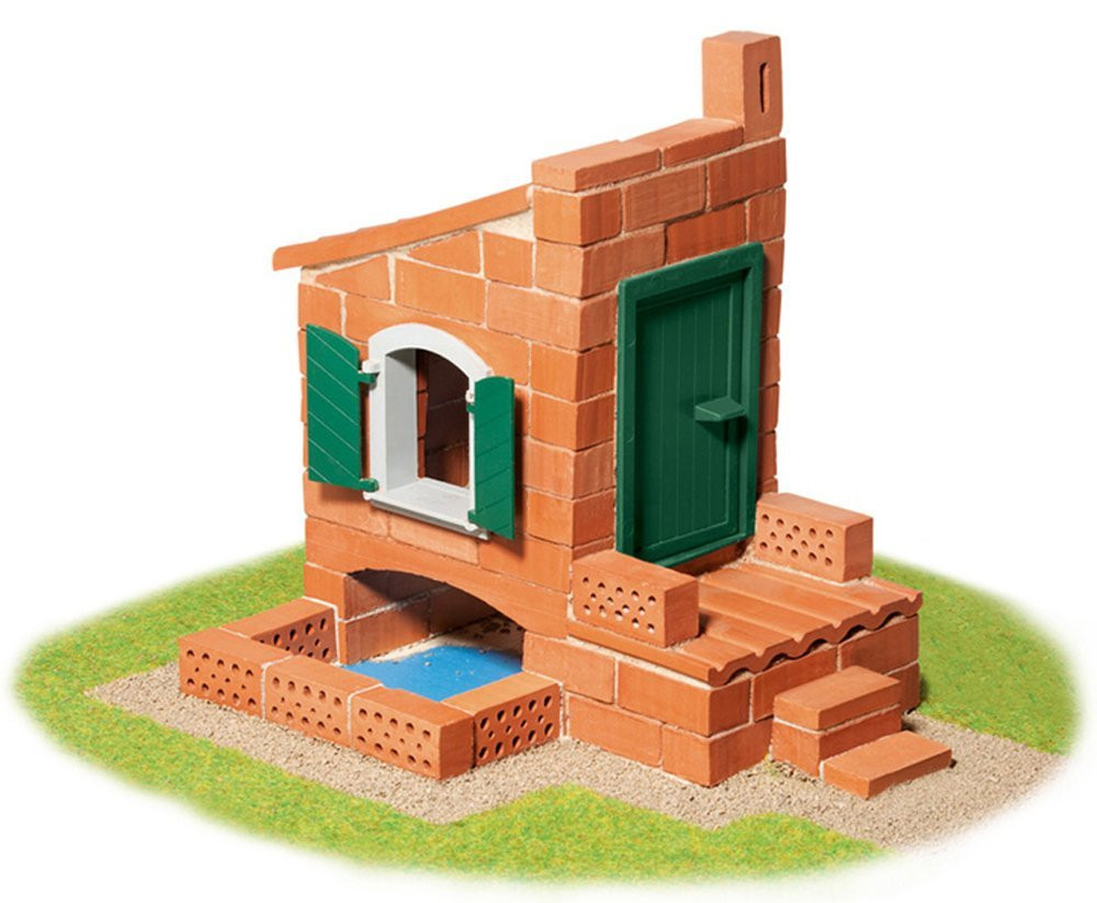 Houses Teifoc Brick & Mortar Building Kit - Corner Pockets