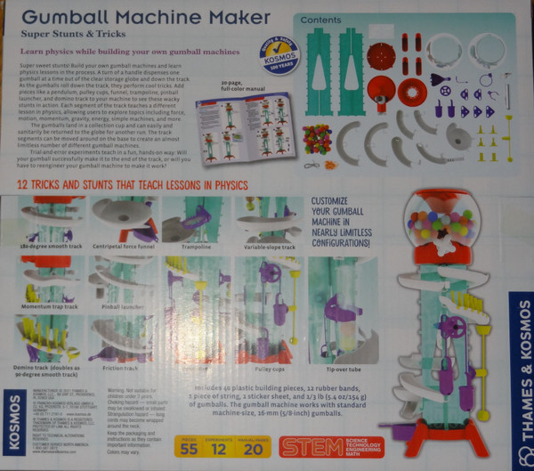 Gumball Machine Maker STEM Experiment Kit - Corner Pockets