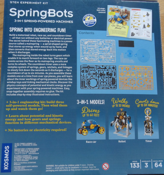 Spring Bots STEM Experiment Kit Kit - Corner Pockets