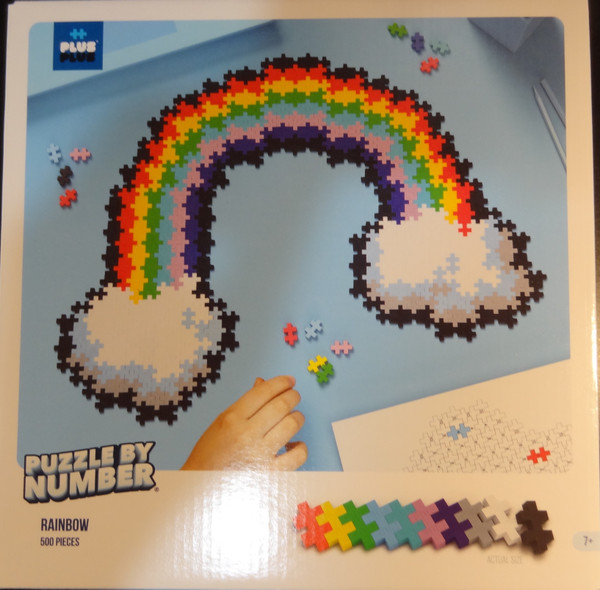 Rainbow Puzzle by Number Plus Plus - Corner Pockets