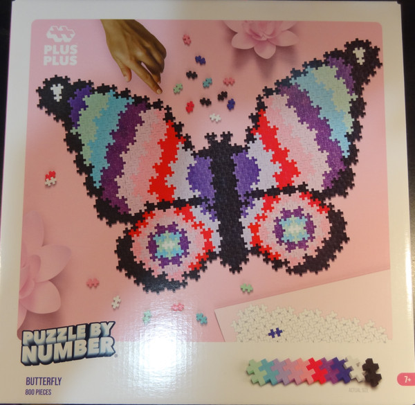 Butterfly Puzzle by Number Plus Plus - Corner Pockets