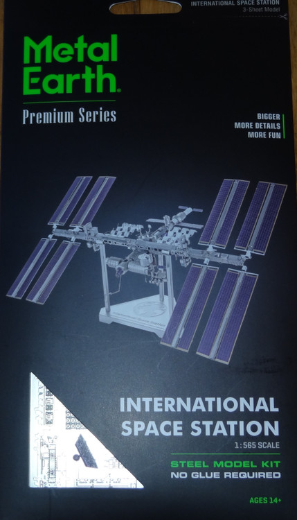 International Space Station ICONX 3D Metal Model Kit - Corner Pockets