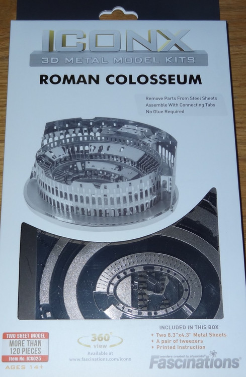 Roman Colosseum ICONX 3D Metal Model Kit - Corner Pockets