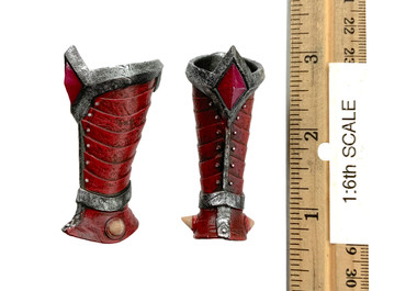 Orc Female Assassin Garona Halforcen - Lower Leg Armor - Toy Anxiety