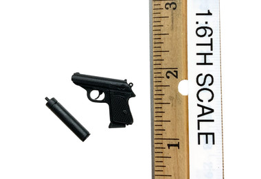 Male Agent Killer Sets - Pistol (Walther PPK w/ Silencer) - Toy Anxiety