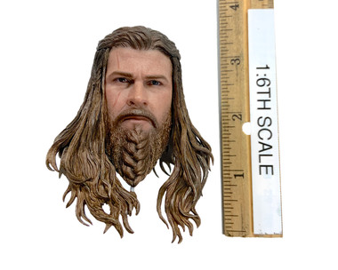 Avengers: Endgame: Thor - Head (No Neck Joint) (UV Eyes) - Toy Anxiety