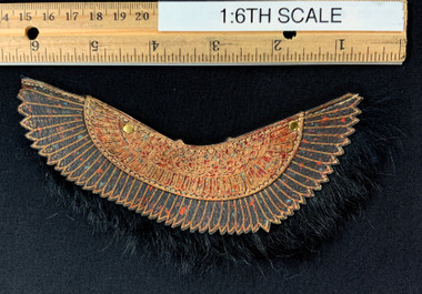 Pharaoh Tutankhamen (Black) - Scarf (Fur-Lined) - Toy Anxiety