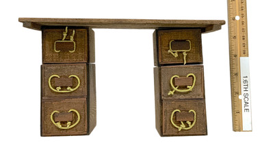 WWI British Officer Colonel Mackenzie - War Desk (Real Wood - Modular ...