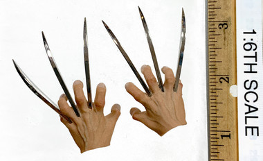 Angry Wolfman Set - Open Hands w/ Claws (Metal) - Toy Anxiety
