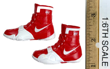 Creed II: Adonis Creed - Boxing Shoes (Red) (No Ball Joints) - Toy Anxiety