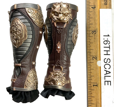 Xiang Yu (Luxury Edition) - Lower Leg Armor (Black Bronze) - Toy Anxiety