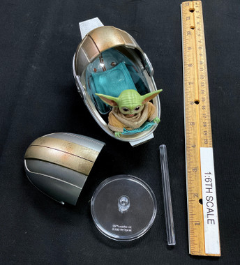 Star Wars The Mandalorian: Grogu Figure Accessory Set - Grogu in Pram ...