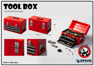Tool Box Sets (CT-009) - Red Toolbox Boxed Set (CT-009A) - Toy Anxiety