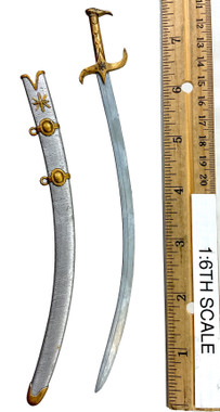 Arab Empire Series: Mamluks - Scimitar w/ Scabbard (Metal) - Toy Anxiety