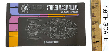 Star Trek: Voyager: Lt. Commander Tuvok - Starfleet Personnel File Card ...